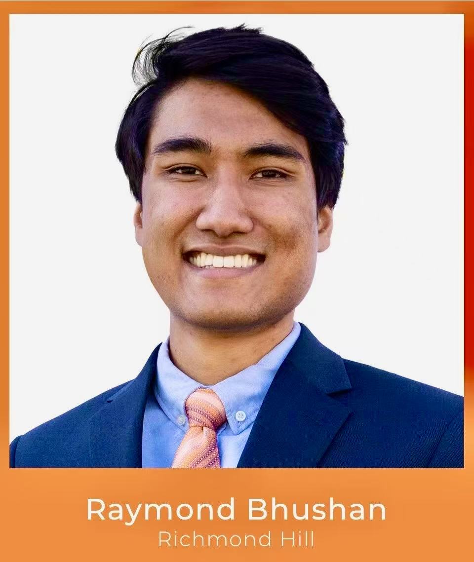 奋发有为的安省省议员候选人毛瑞龙Raymond Bhushan - 北美财经